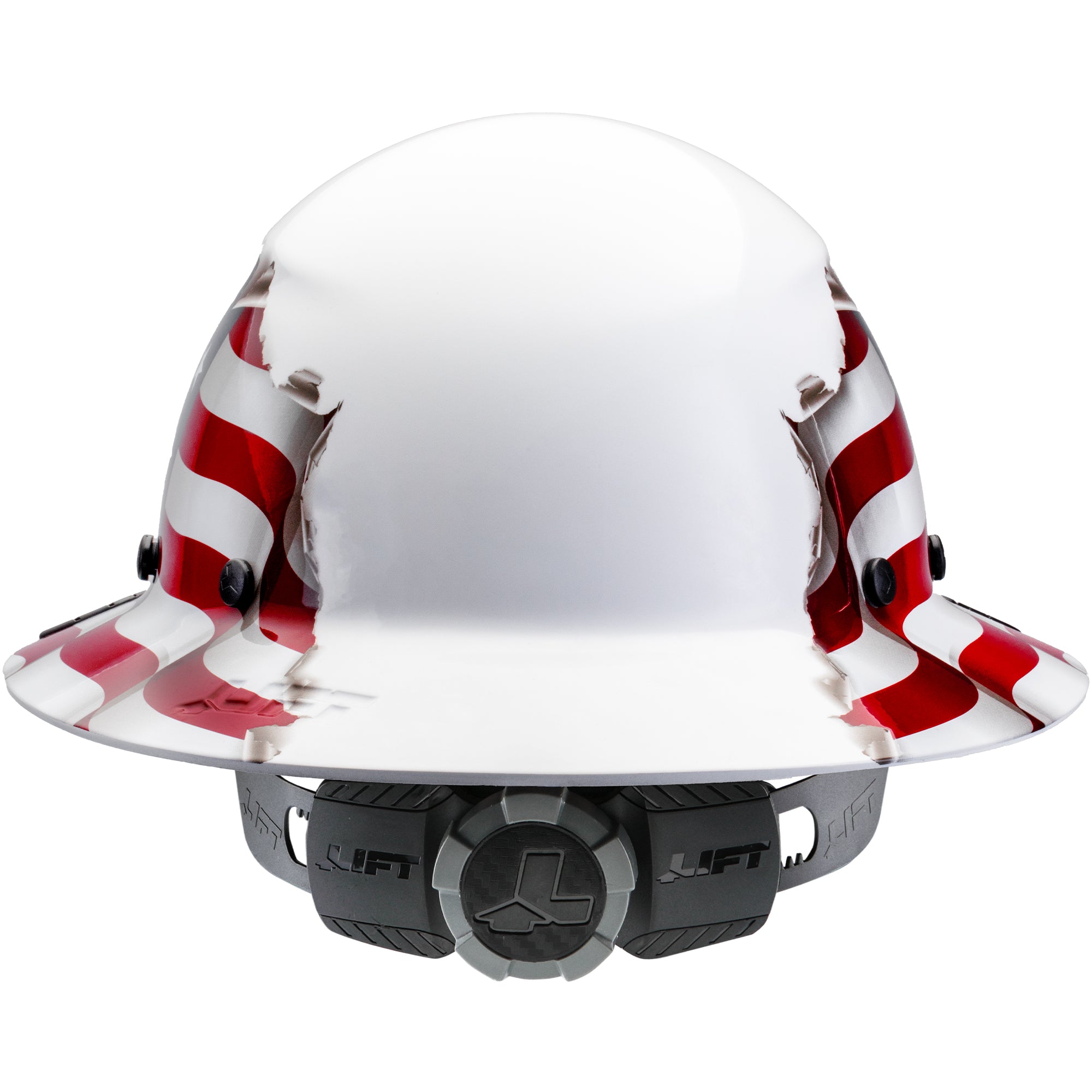 DAX American Flag Full Brim Hard Hat | LIFT Safety